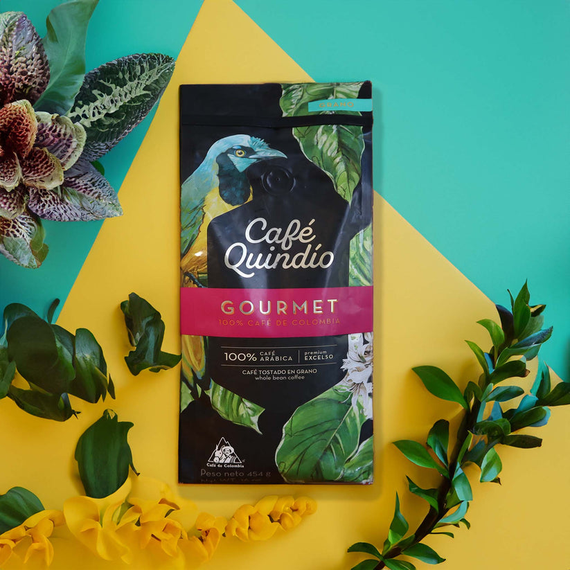 Cafe Quindio - Gourmet, Whole Bean 454 grams – Dulzura - Colombian Coffees